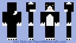 Tuxedo Cat Skin Minecraft Skin