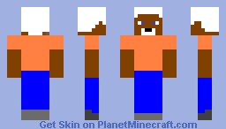 Black modified steve Minecraft Skin