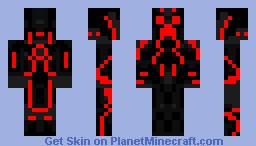 Molten Creeper Minecraft Skin