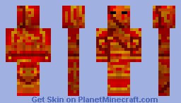 molten:red Minecraft Skin