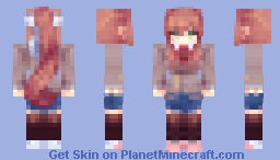 Monika Minecraft Skins | Planet Minecraft Community