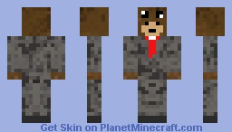 Monkey in a suit! Minecraft Skin