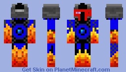Blue Knight Monster Minecraft Skin