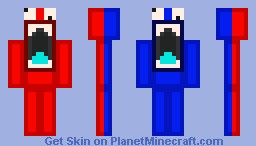 Monster Red Vs Blue Minecraft Skin