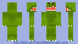 green monster skin Minecraft Skin