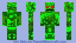Cyborg moss zombie Minecraft Skin