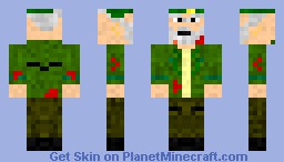 Bill left 4 dead Minecraft Skin