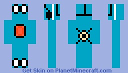 blue lazar mouse Minecraft Skin