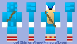 Movie Sonic Minecraft Skin