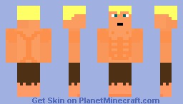mr Muscle Minecraft Skin