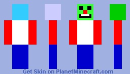 Mr colourful Minecraft Skin