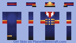 Mr. Conductor Suit Template (Thomas The Tank Engine) Minecraft Skin