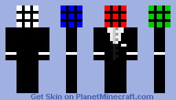 Mr. rubik's cube Minecraft Skin