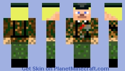 Waffen-SS Officer Cammo Uniform Minecraft Skin