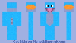 Mudkip V1 Minecraft Skin
