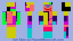 Multi Color Minecraft Skin