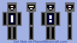 The multi face robot Minecraft Skin
