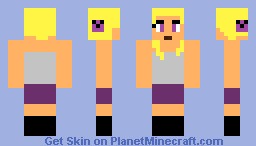 Anime Girl Munch Minecraft Skin