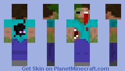 Warped Herobieman Minecraft Skin