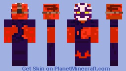 Masked demon Minecraft Skin