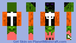 Mutated creeper Minecraft Skin