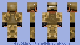 mw2 soilder Minecraft Skin