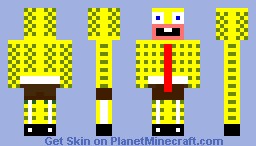 Sponge Bob Minecraft Skin