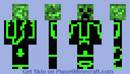 tron creeper Minecraft Skin