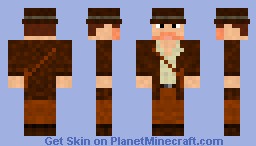 indiana jones Minecraft Skin