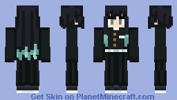 Muichiro temporada 3 minecraft skin Minecraft Skin
