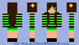 Green girl Minecraft Skin