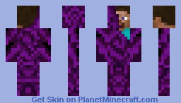 nether-portal-Steve Minecraft Skin