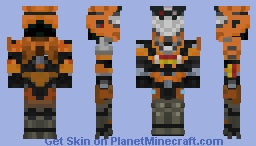 Orange operator Minecraft Skin