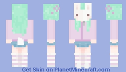 ୨୧ bunny skin Minecraft Skin