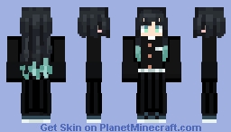Muichiro da névoa minecraft skin Minecraft Skin
