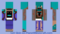 cool guy with robot arm Minecraft Skin