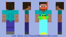 swiming steve Minecraft Skin