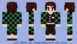 Inosuke respiração da fera minecraft skin Minecraft Skin