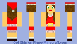 Santa Girl Minecraft Skin
