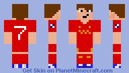 Me As A LiverPool Player Minecraft Skin
