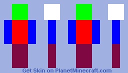 Weird color scheme Minecraft Skin