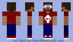 bearded man Minecraft Skin