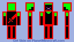 Second (red outline dude) Minecraft Skin