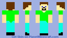 Modified steve skin updated Minecraft Skin