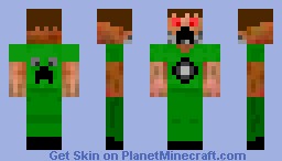 Creeper Man Minecraft Skin