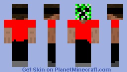 guy with creeper mask Minecraft Skin
