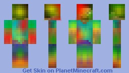 DISCO STEVE Minecraft Skin