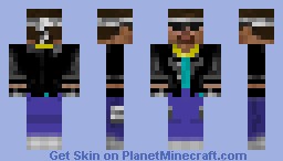 Gangsta Steve Minecraft Skin