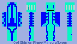 Blue Fish Minecraft Skin