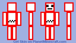 Red Robot Minecraft Skin